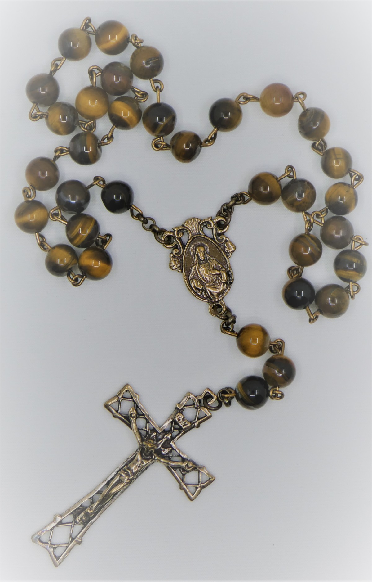 Tiger’s Eye Jesus Prayer Beads | Joseph Sciambra