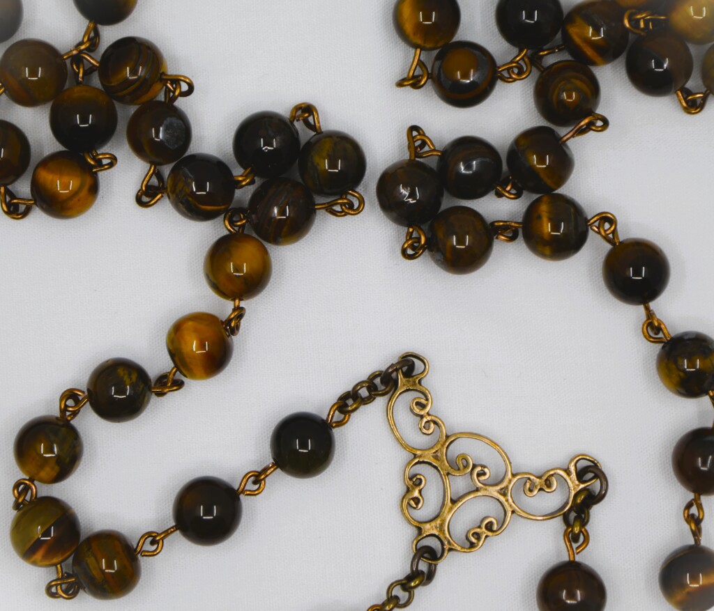 100-Bead Jesus Prayer Tiger’s Eye Chotki | Joseph Sciambra