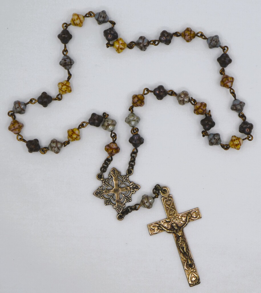 Medieval Style Czech Glass Jesus Prayer Beads | Joseph Sciambra