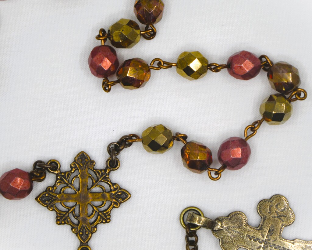 Metallic Czech Glass Jesus Prayer Beads | Joseph Sciambra